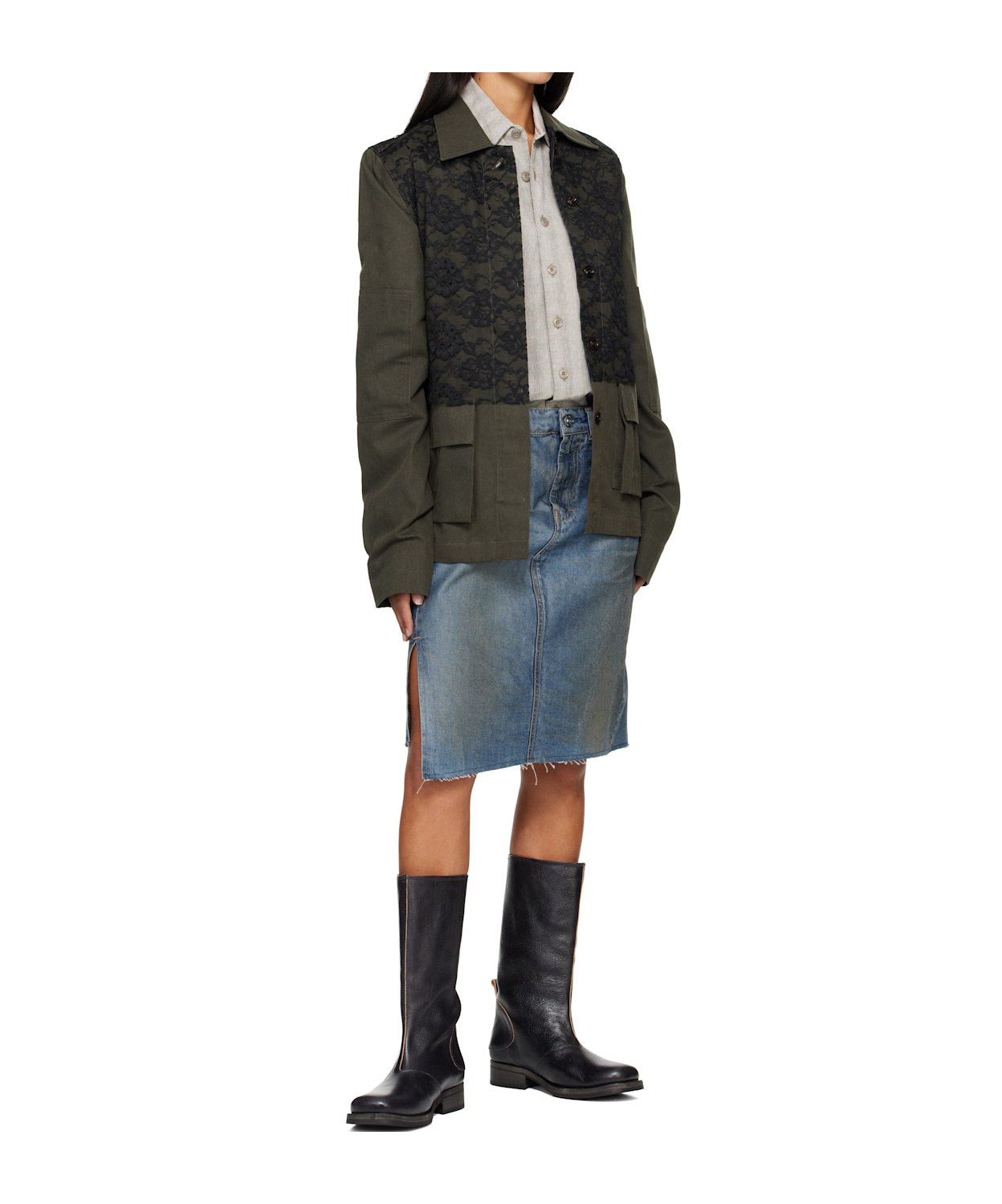 OUR LEGACY Our Legacy Mid-Calf Square Toe Boots